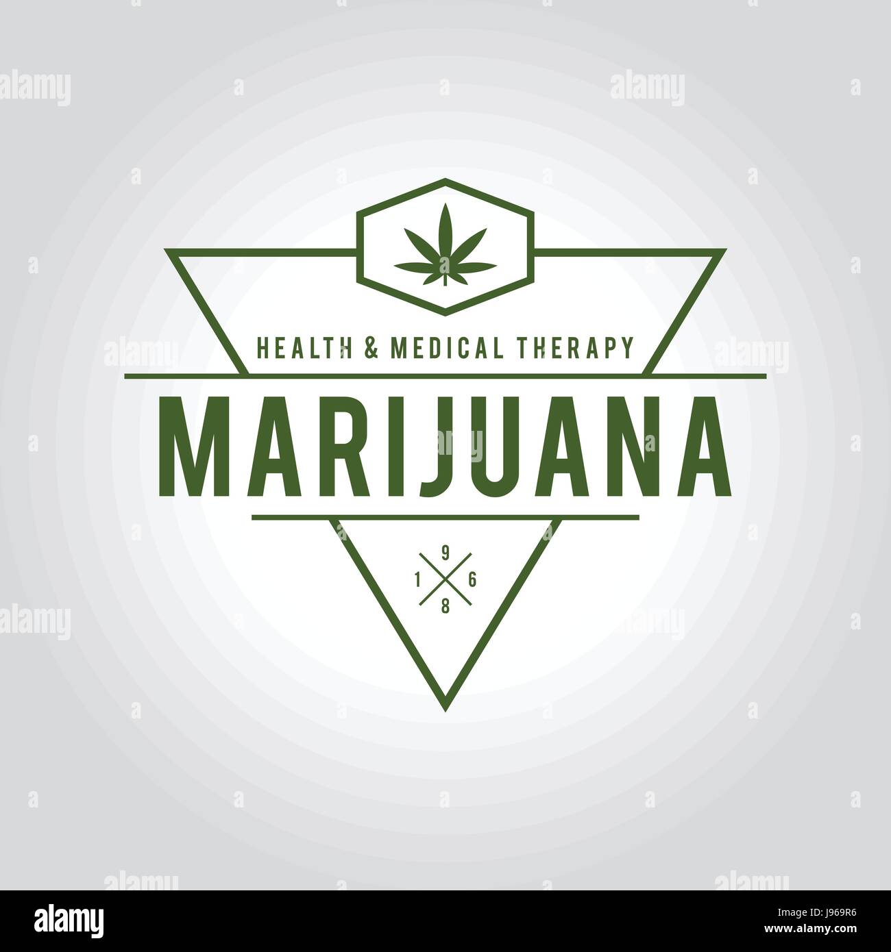 Cannabis smoke medicine label Stock Vector Images - Alamy