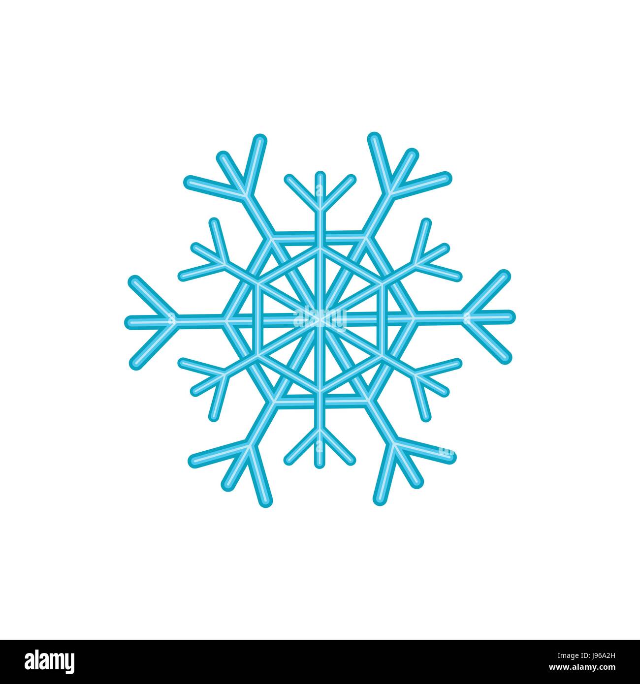 Snowflake icon, cartoon style Stock Vector Image & Art - Alamy