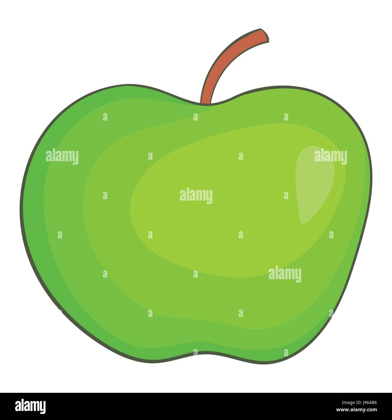 Apple icon, cartoon style Stock Vector Image & Art - Alamy