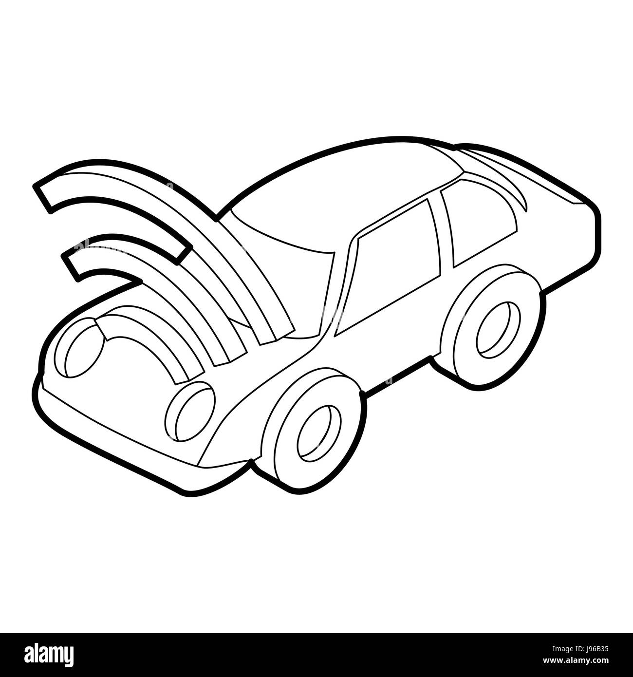 Car wifi signal Black and White Stock Photos & Images - Alamy