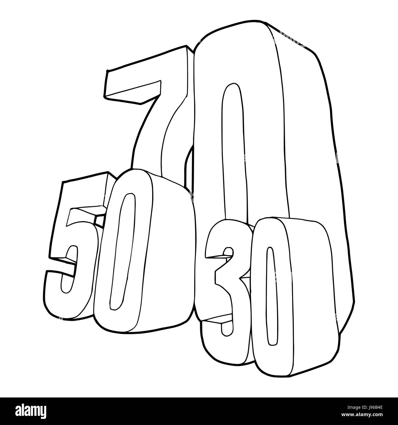 70 percent icon Black and White Stock Photos & Images - Alamy