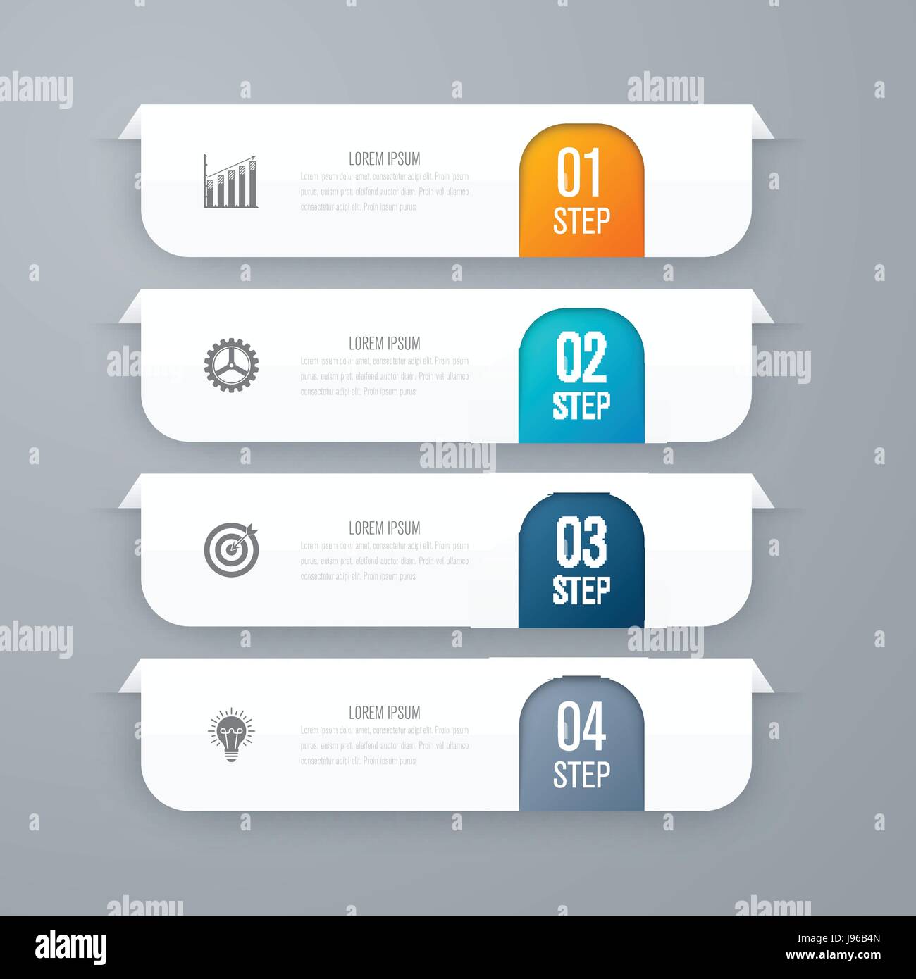 Vector illustration infographics four options Stock Vector Image & Art ...