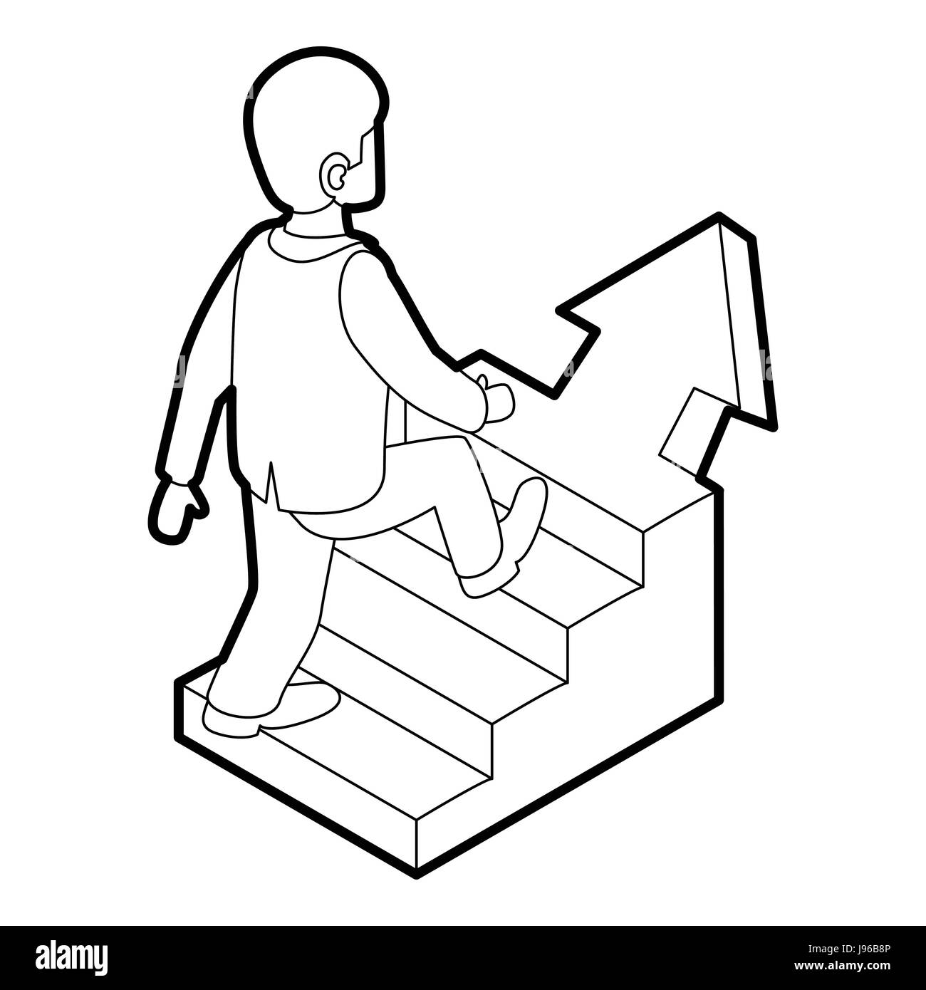 Corporate career ladder job Black and White Stock Photos & Images - Alamy