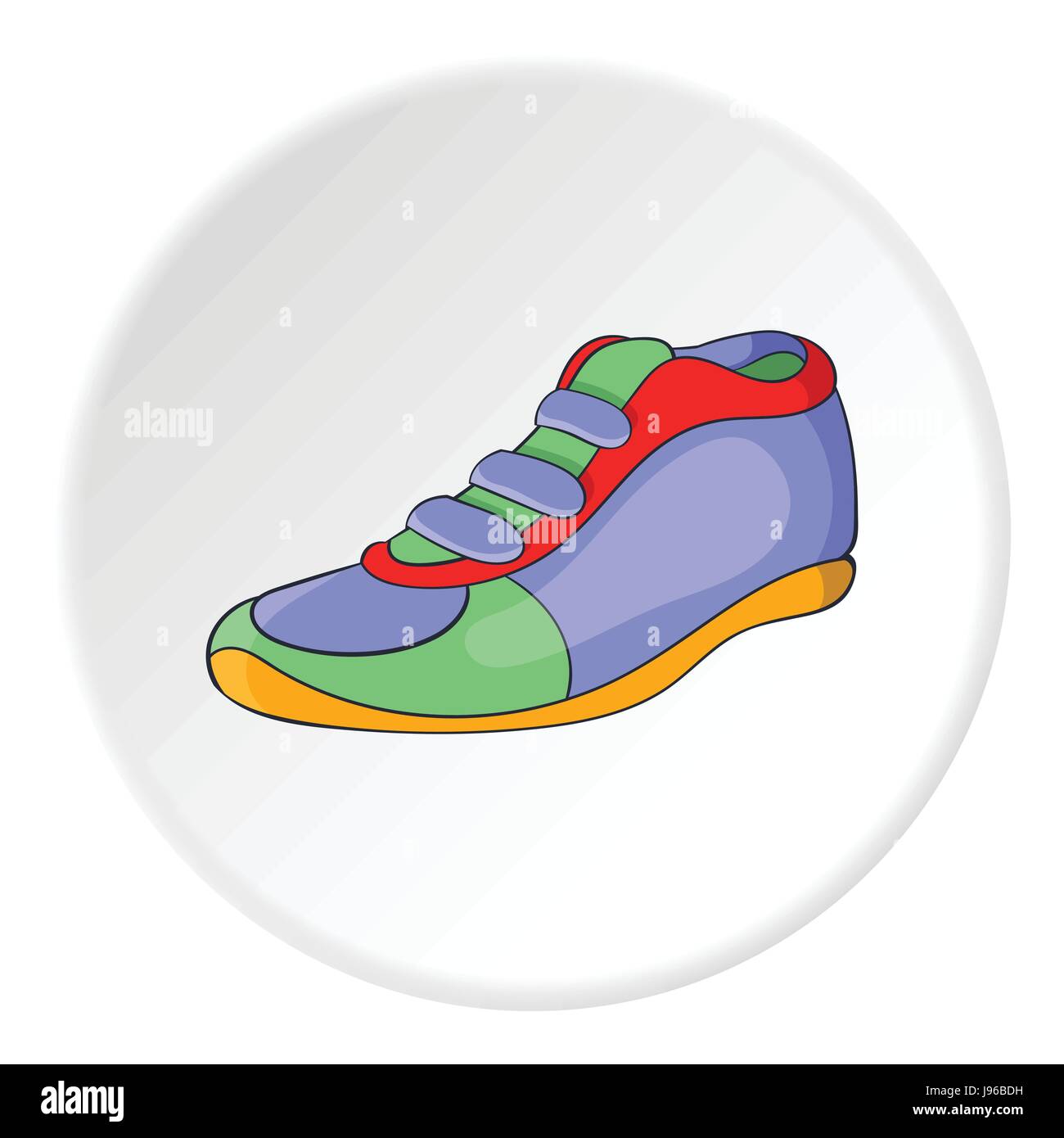 Athletic shoe icon, cartoon style Stock Vector Image & Art - Alamy