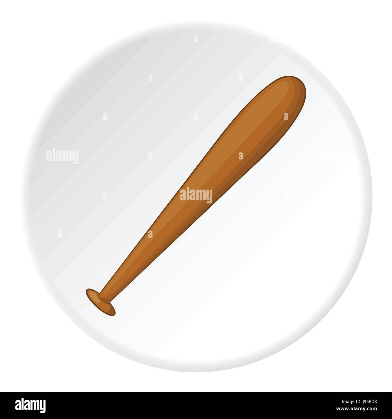 Baseball bat icon, cartoon style Stock Vector Image & Art - Alamy