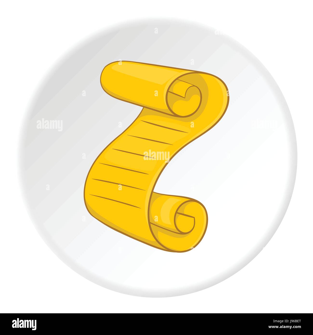 Scroll icon, cartoon style Stock Vector Image & Art - Alamy