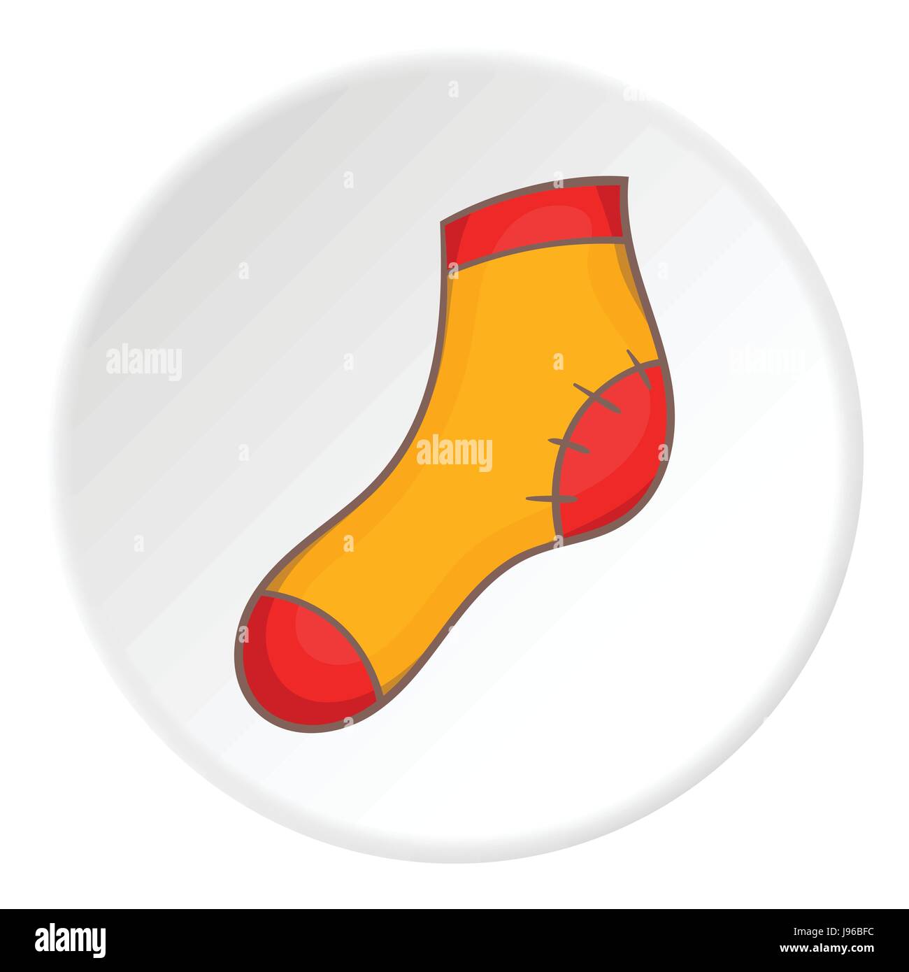 Sock icon, cartoon style Stock Vector Image & Art - Alamy