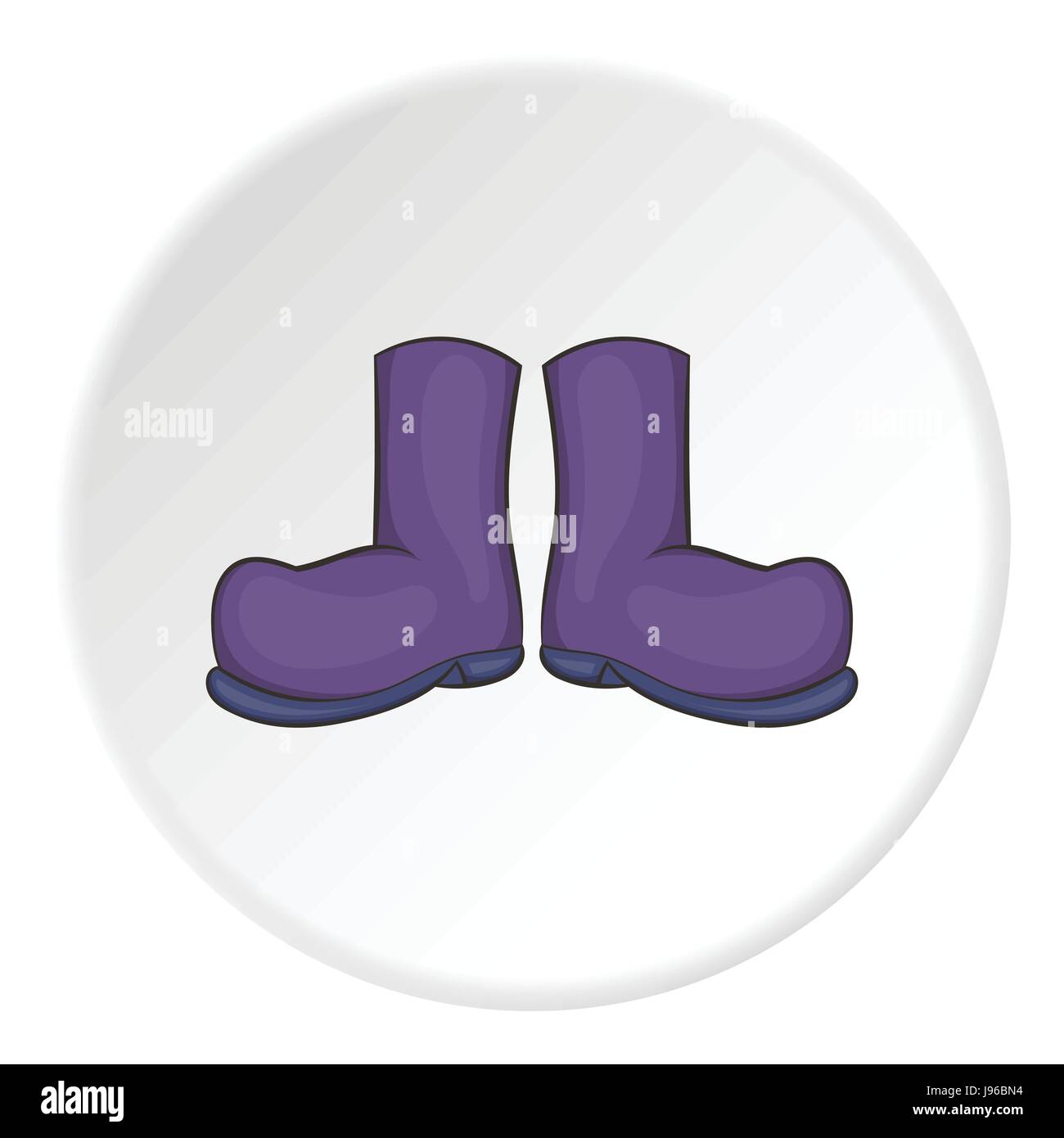 Rubber boots icon, cartoon style Stock Vector Image & Art - Alamy