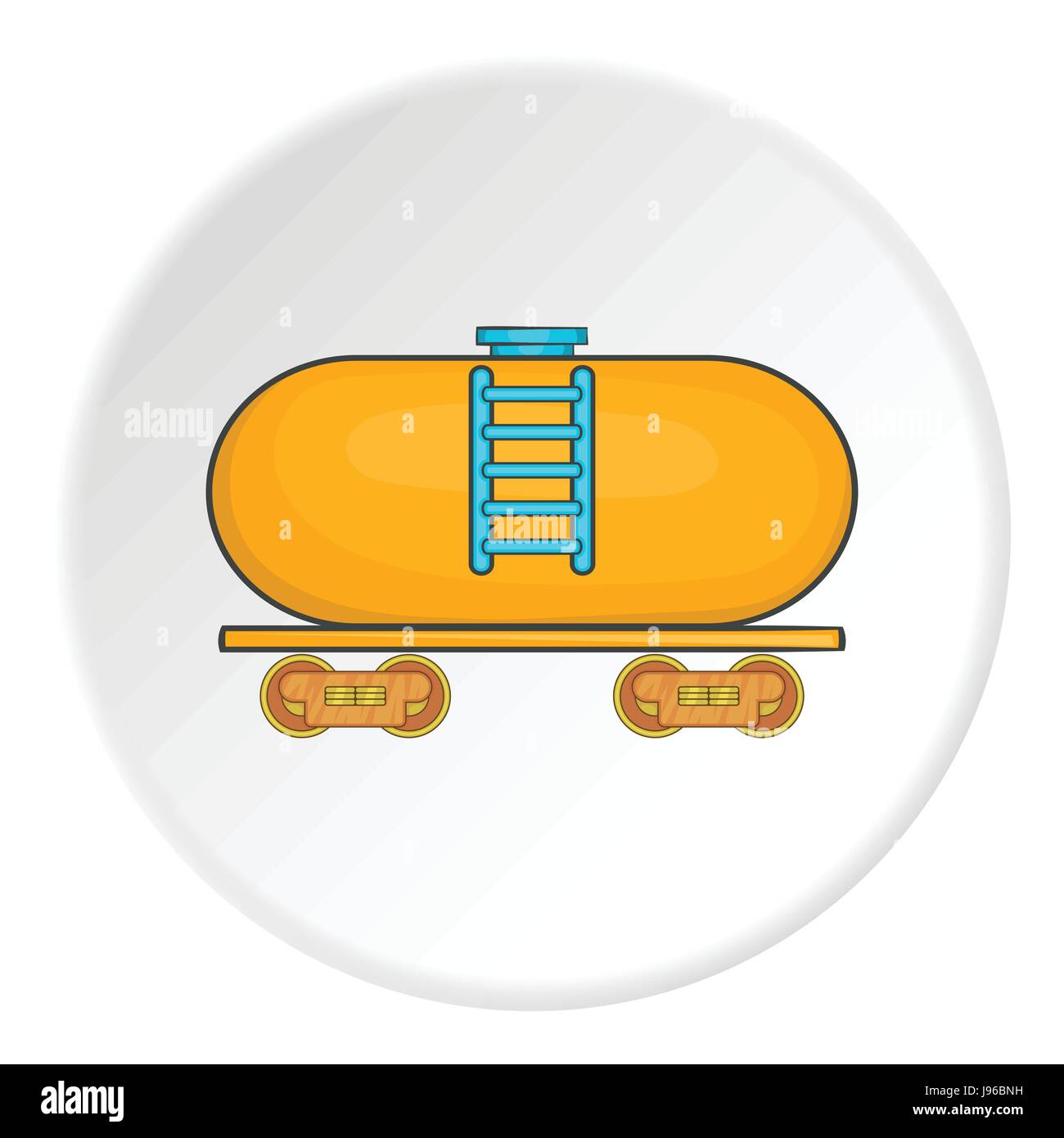 Diesel tanker icon cartoon hi-res stock photography and images - Alamy