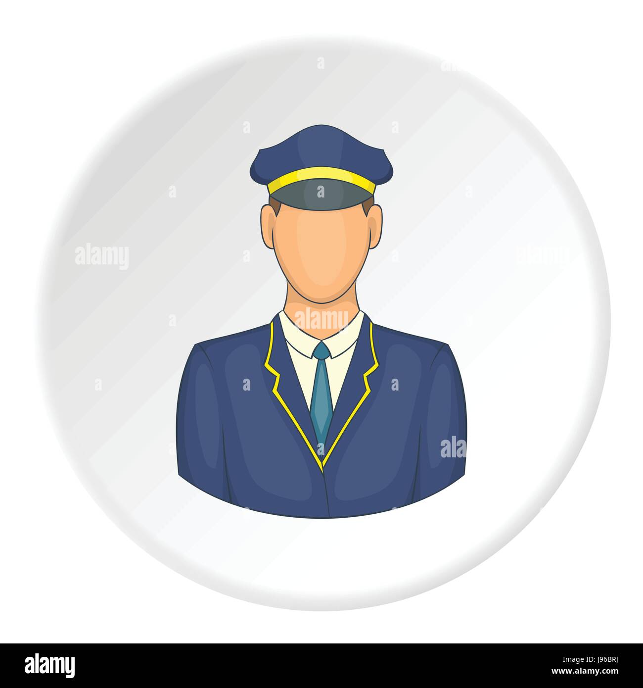 Train driver icon, cartoon style Stock Vector Image & Art - Alamy