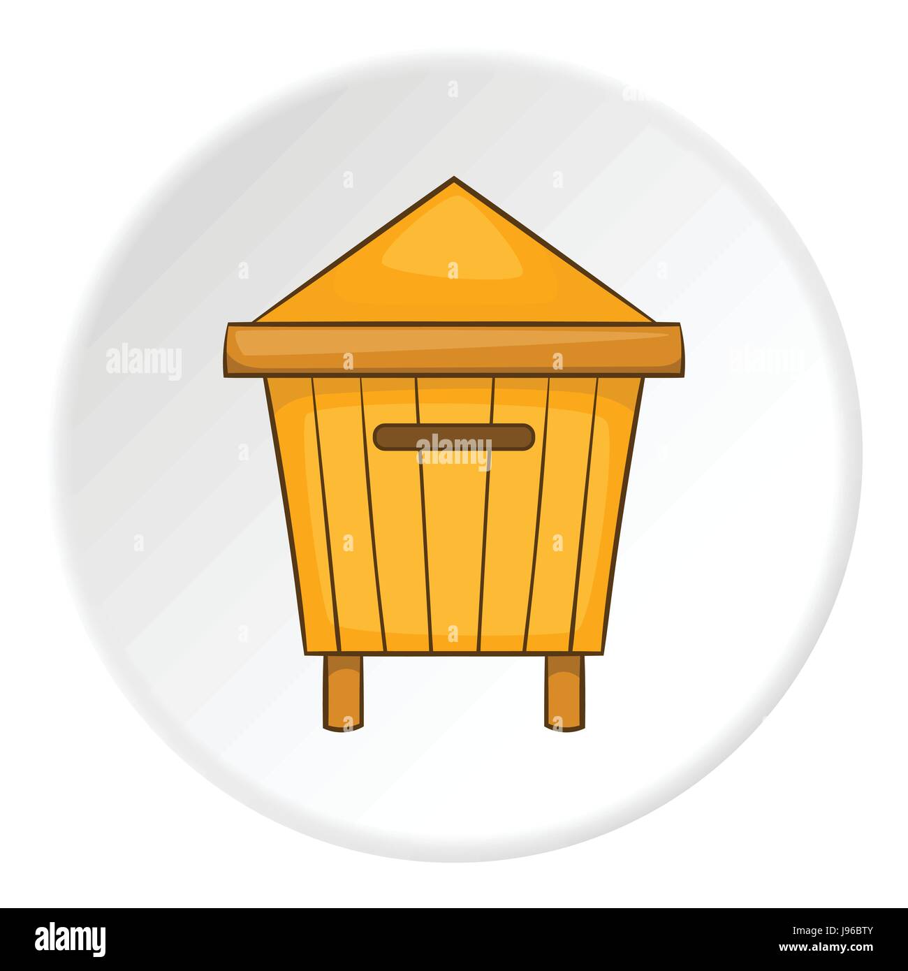 Wooden beehive icon, cartoon style Stock Vector Image & Art - Alamy