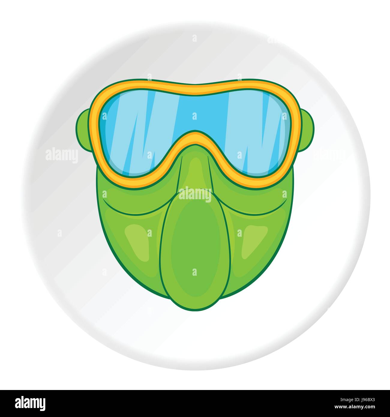 Mask for paintball icon, cartoon style Stock Vector Image & Art - Alamy
