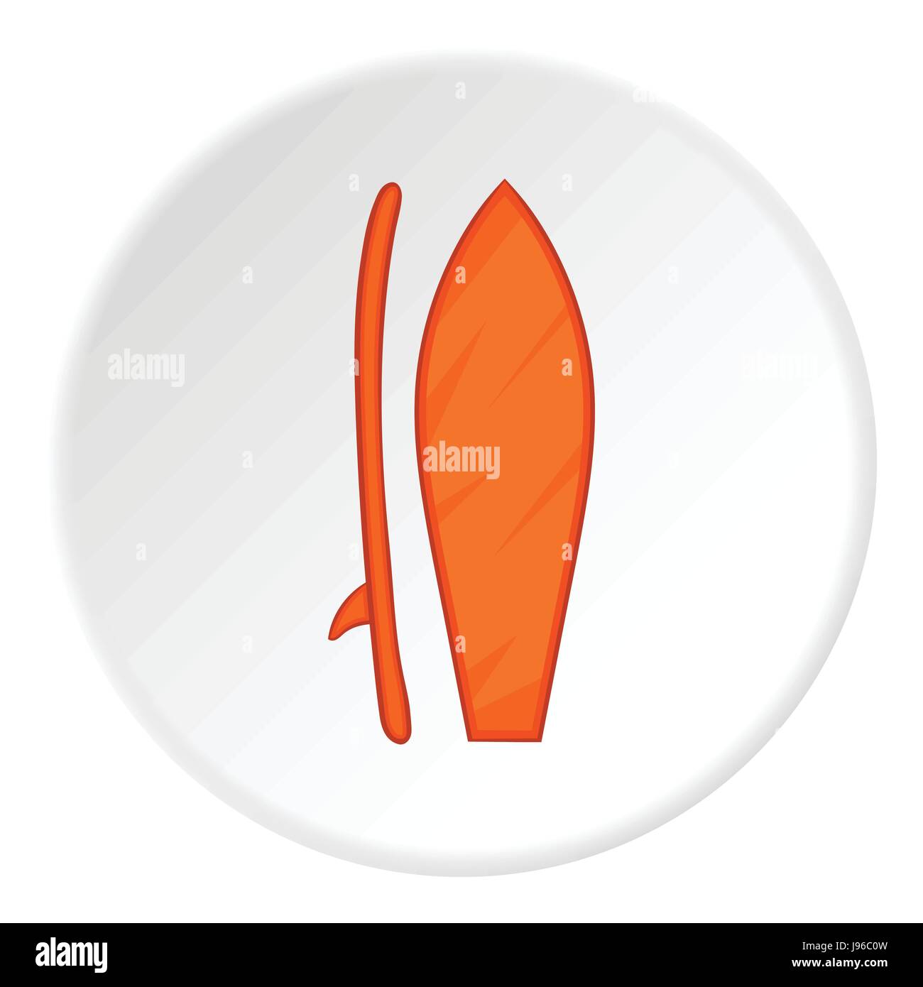 Surfboard icon, cartoon style Stock Vector Image & Art - Alamy
