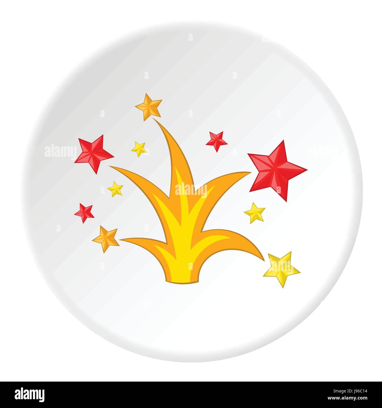 Fireworks icon, cartoon style Stock Vector Image & Art - Alamy
