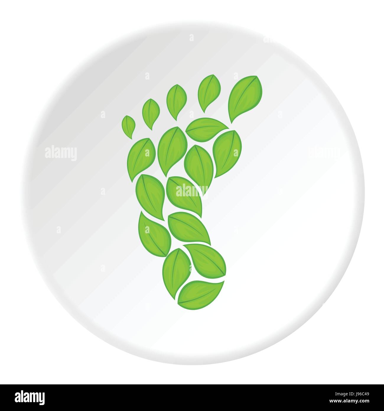 Eco footprint icon, cartoon style Stock Vector Image & Art - Alamy