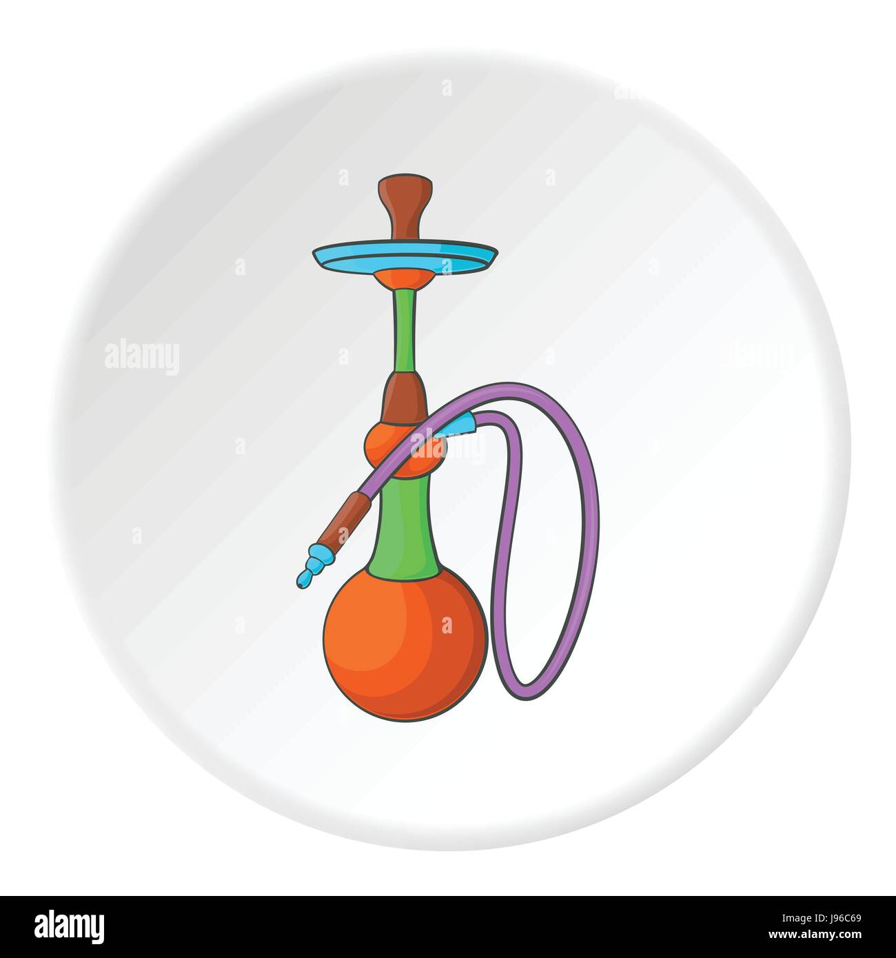 Hookah icon, cartoon style Stock Vector Image & Art - Alamy