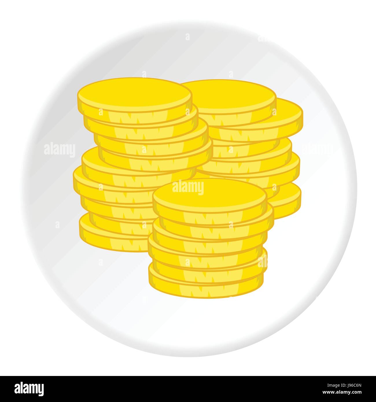 Gold coins icon, cartoon style Stock Vector Image & Art - Alamy
