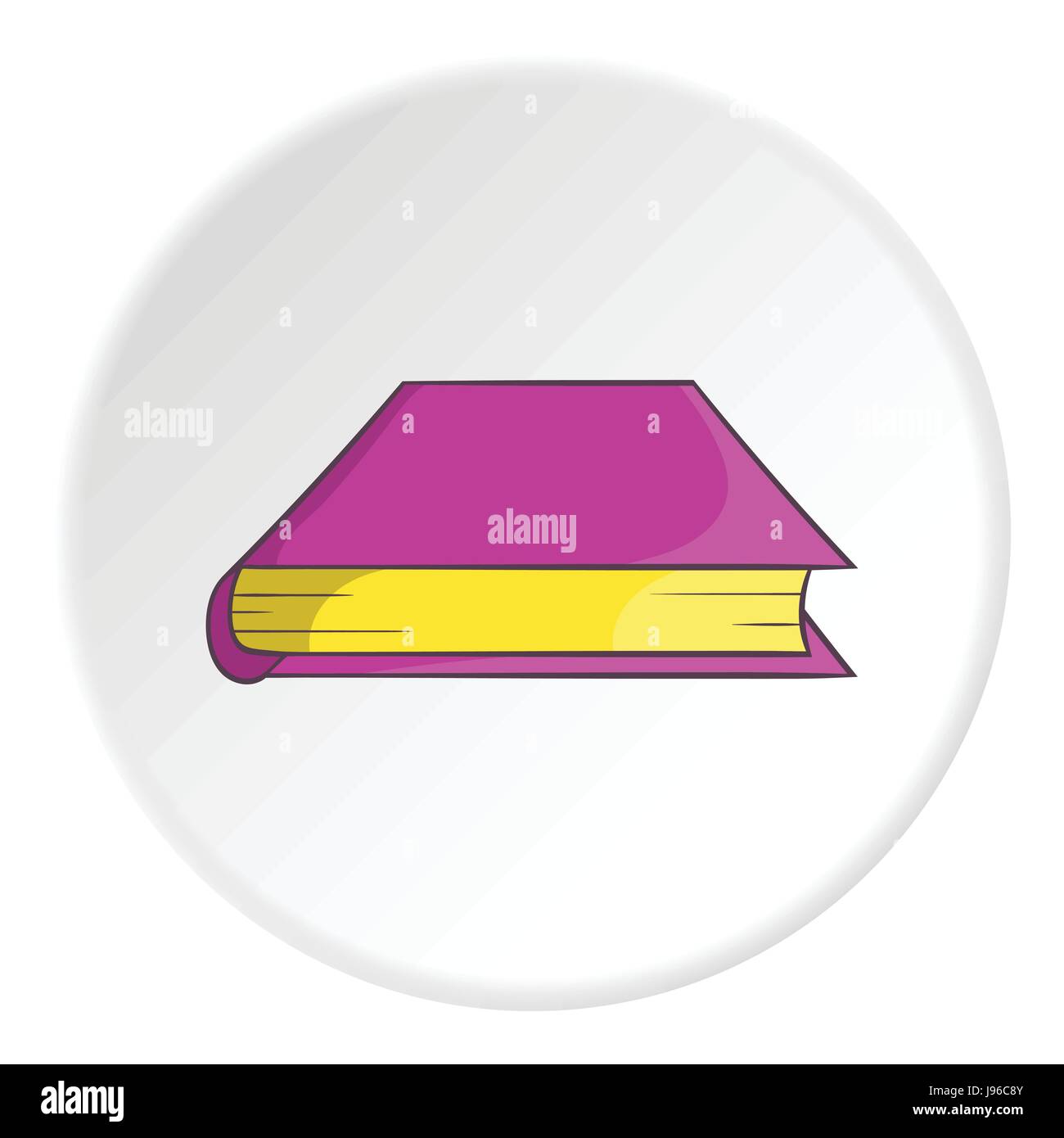 Thick book icon, cartoon style Stock Vector Image & Art - Alamy