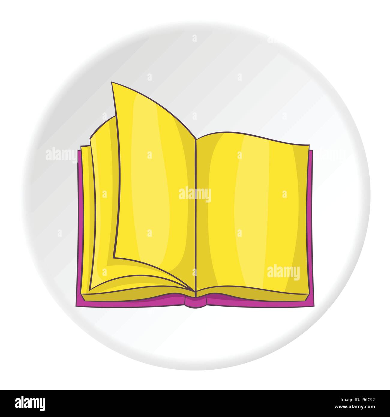 Open book icon, cartoon style Stock Vector Image & Art - Alamy