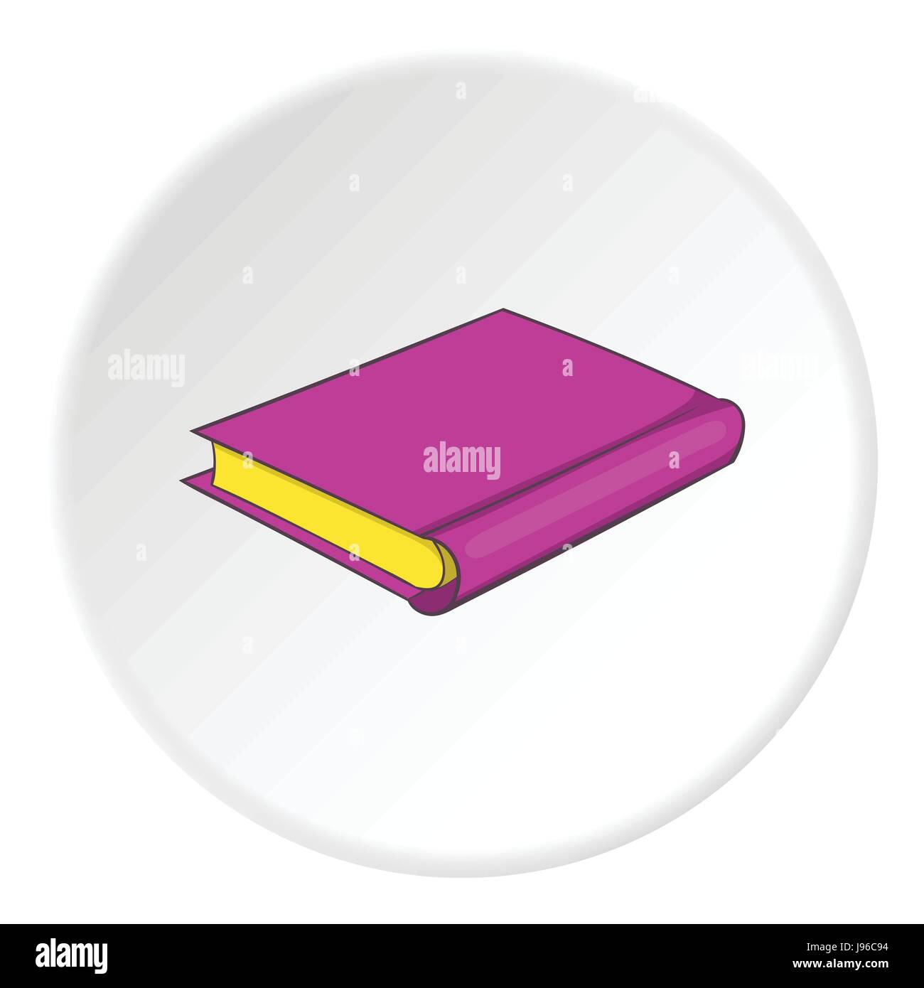 Pink book icon, cartoon style Stock Vector Image & Art - Alamy