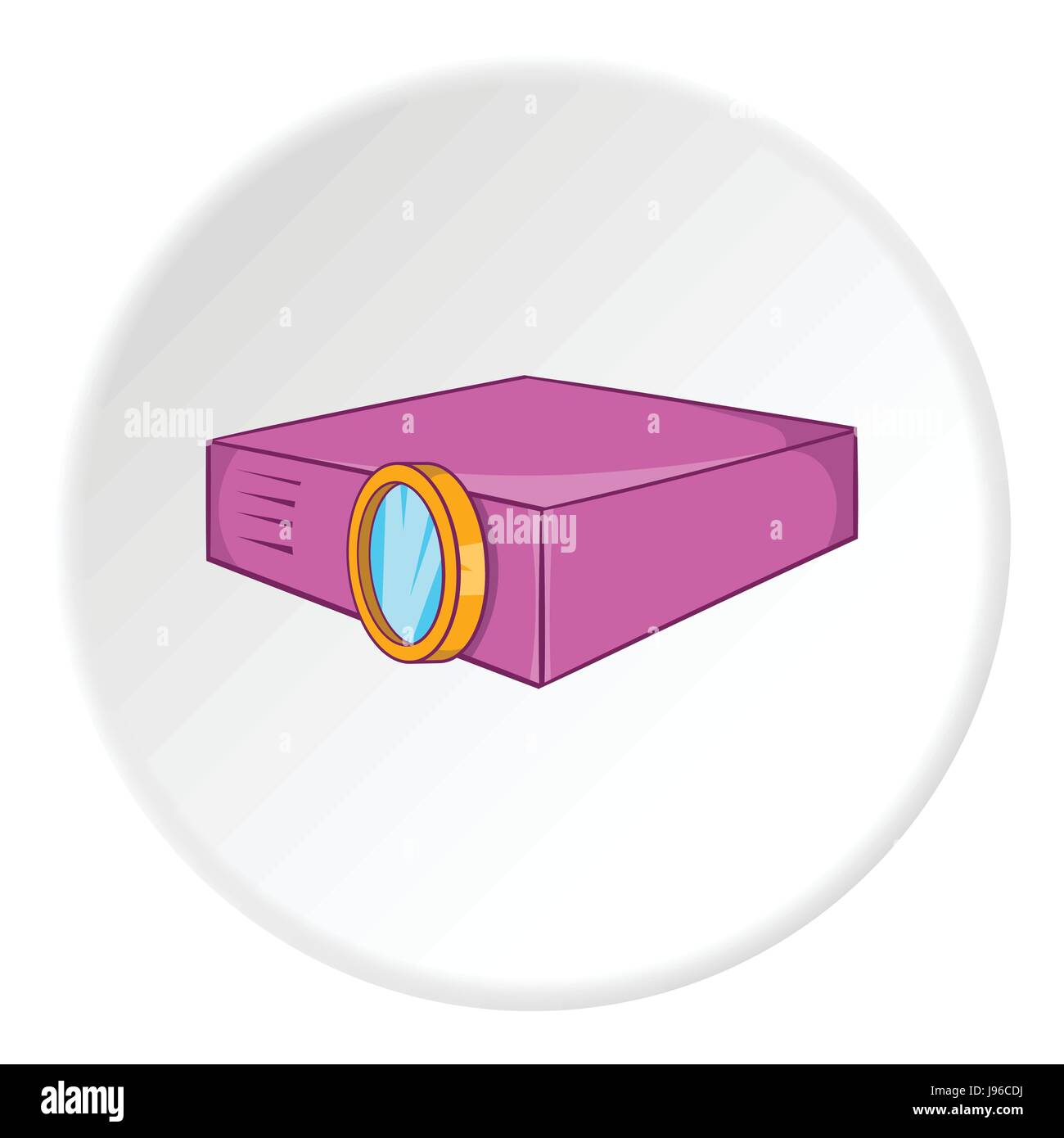 Projector icon, cartoon style Stock Vector Image & Art - Alamy