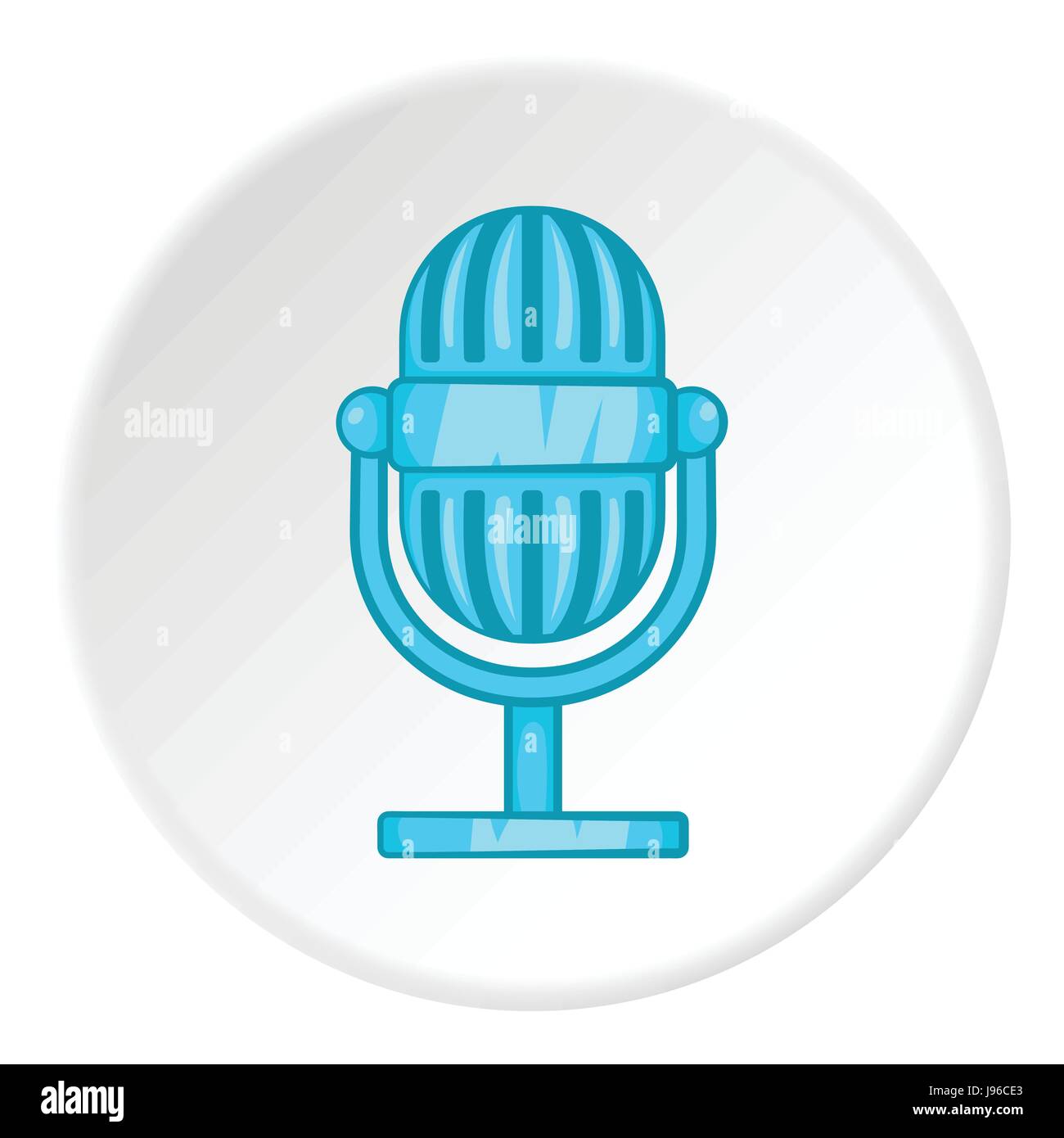 Microphone icon, cartoon style Stock Vector Image & Art - Alamy