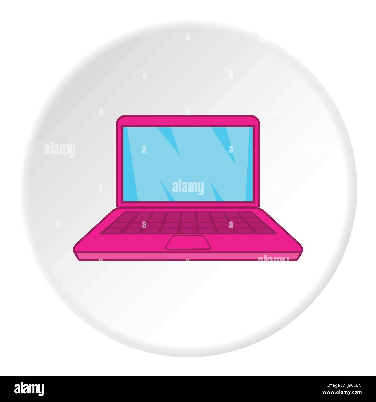 Laptop icon, cartoon style Stock Vector Image & Art - Alamy