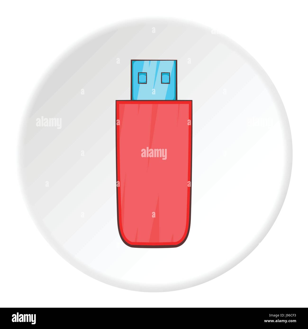 Usb flash drive icon, cartoon style Stock Vector Image & Art - Alamy
