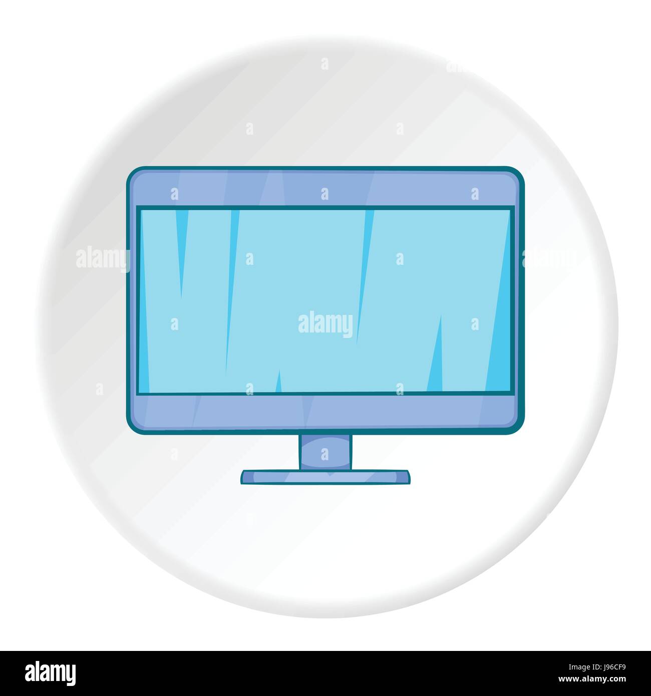 Monitor icon, cartoon style Stock Vector Image & Art - Alamy