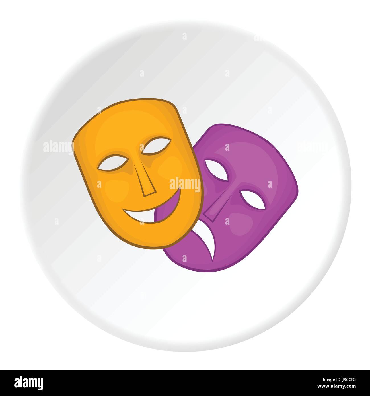 Mask icon, cartoon style Stock Vector Image & Art - Alamy