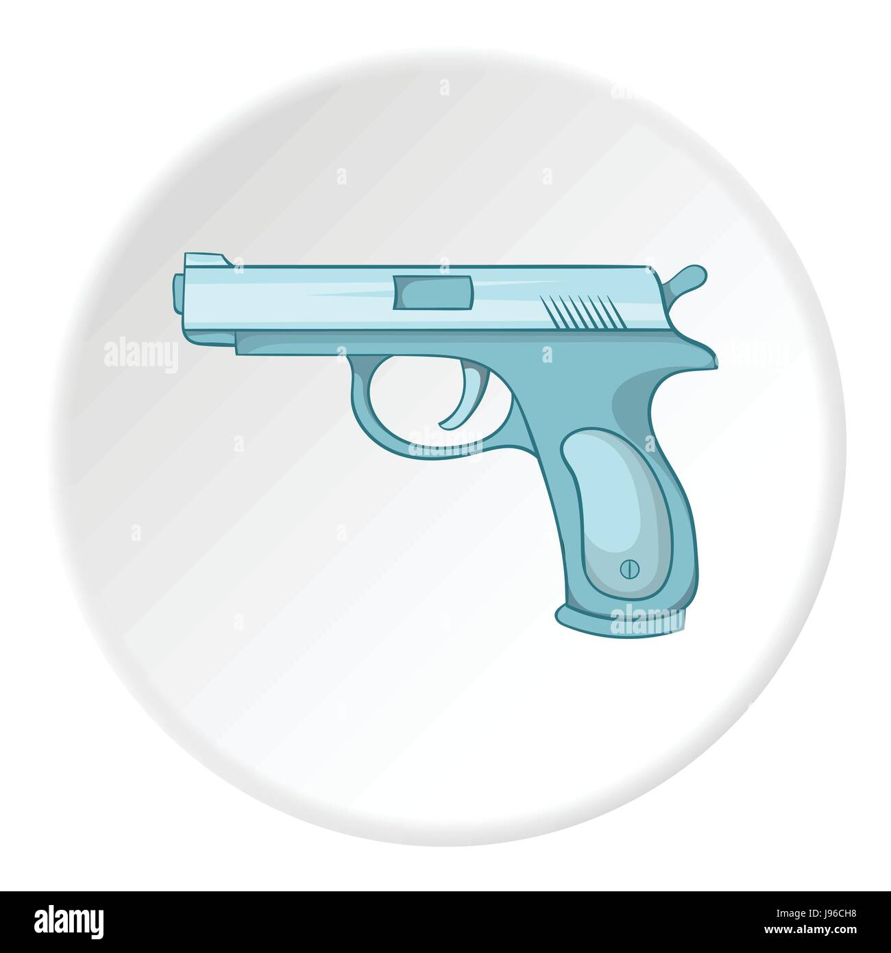 Gun icon, cartoon style Stock Vector Image & Art - Alamy