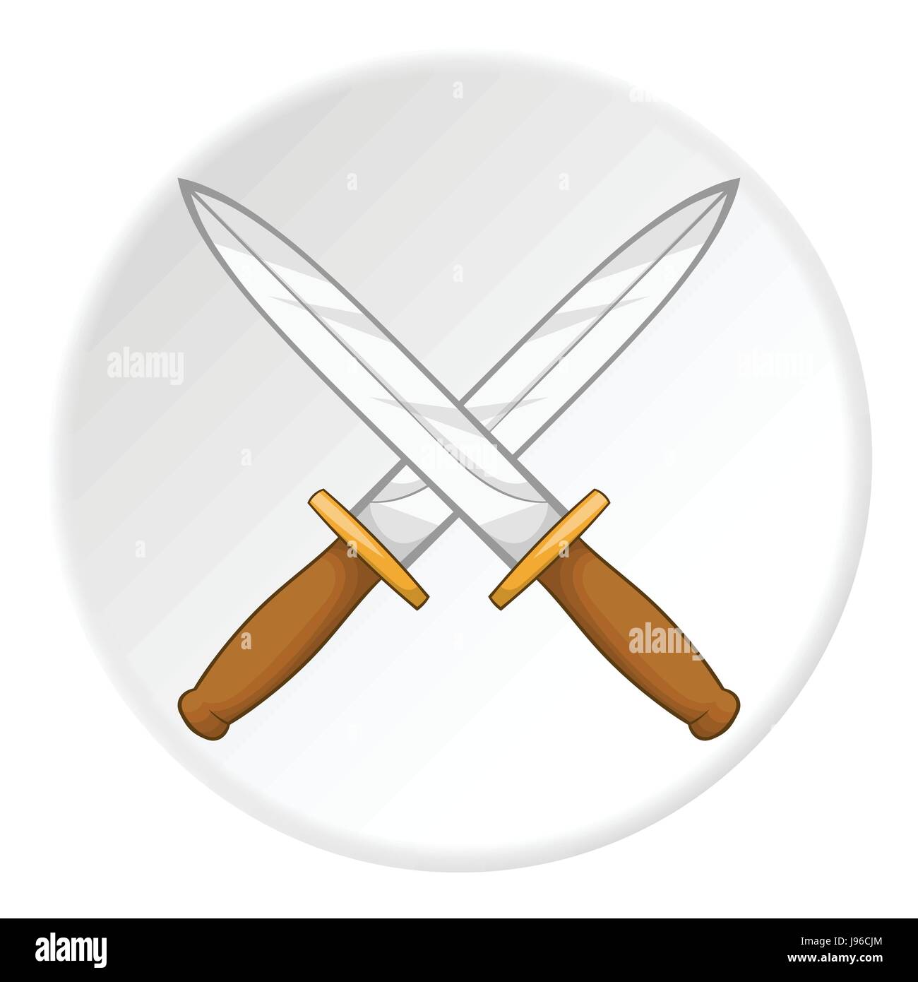 Knives icon, cartoon style Stock Vector Image & Art - Alamy