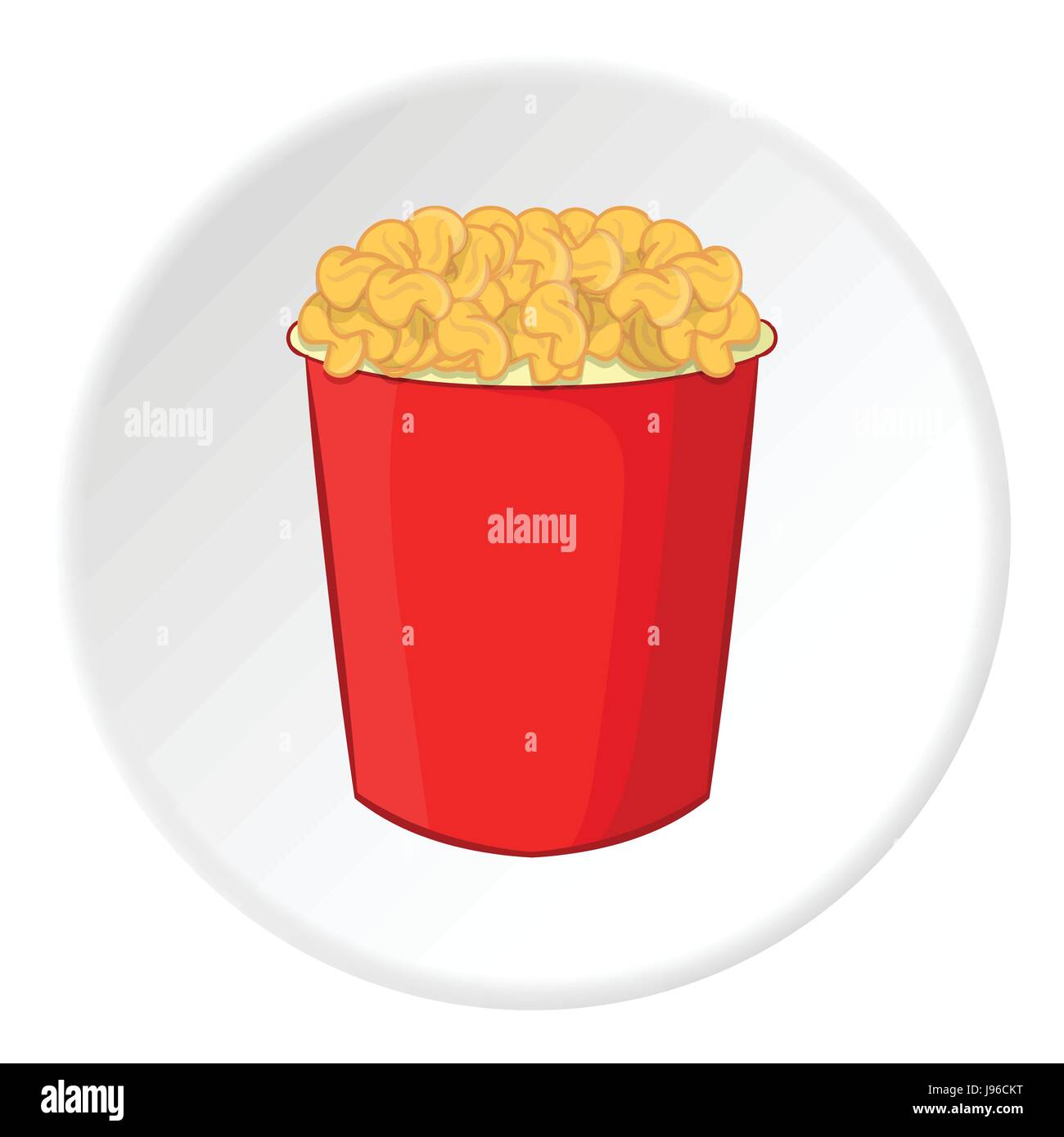 Popcorn icon, cartoon style Stock Vector Image & Art - Alamy
