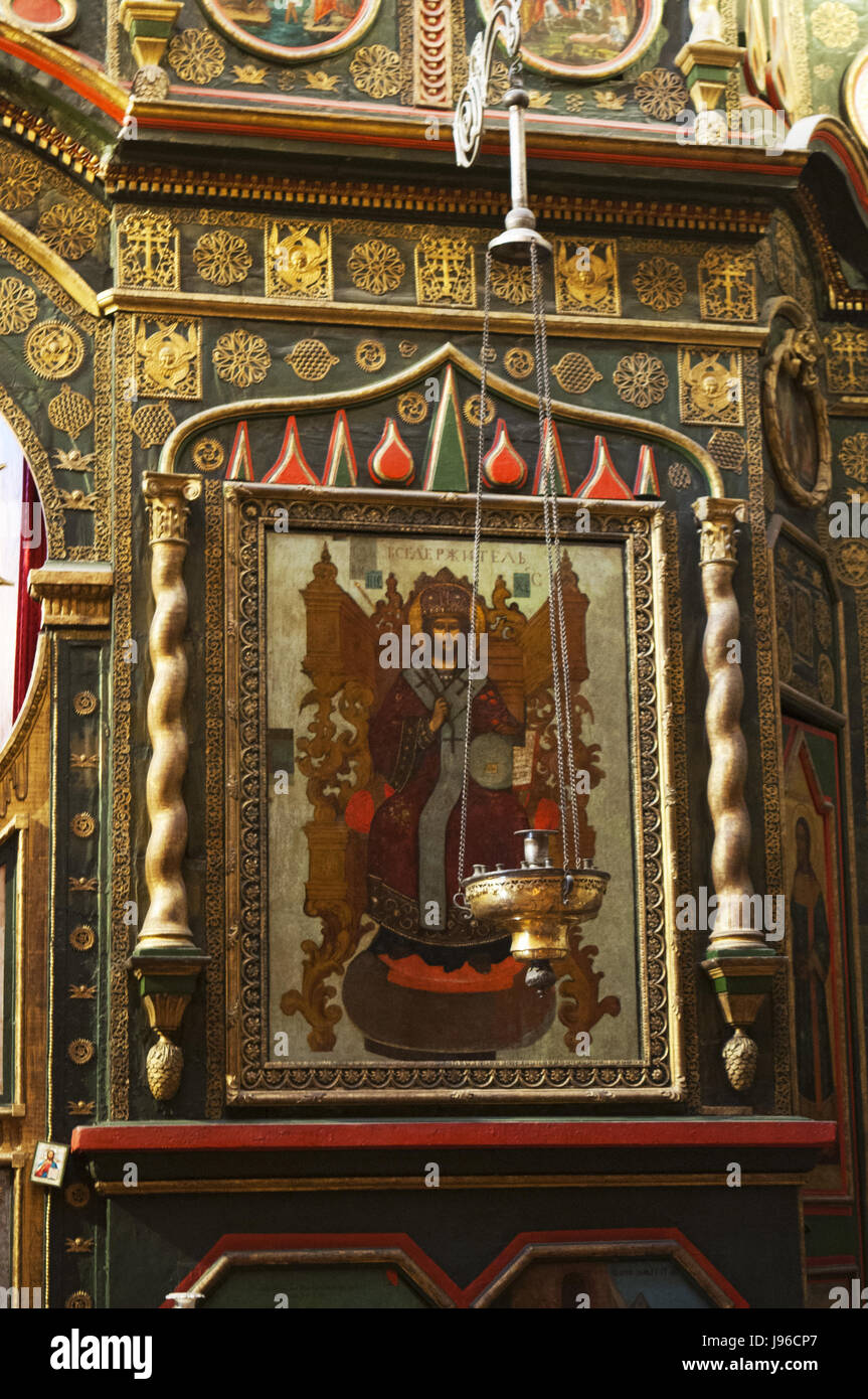 Moscow, Russia: the interior of Saint Basil's Cathedral, the world ...
