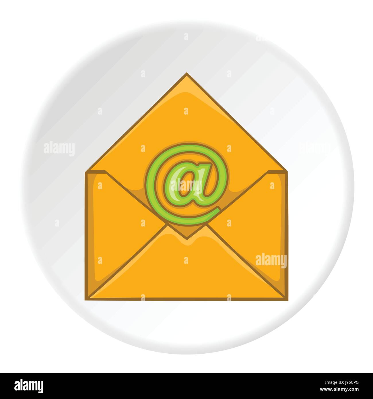 Email icon, cartoon style Stock Vector Image & Art - Alamy