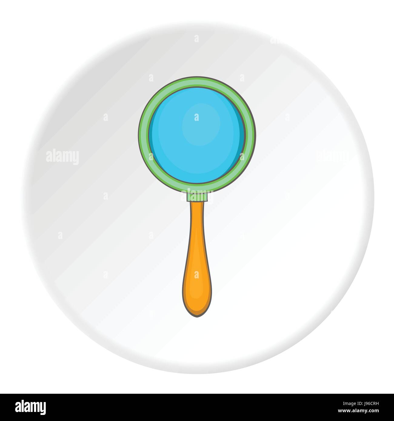 Magnifier icon, cartoon style Stock Vector Image & Art - Alamy