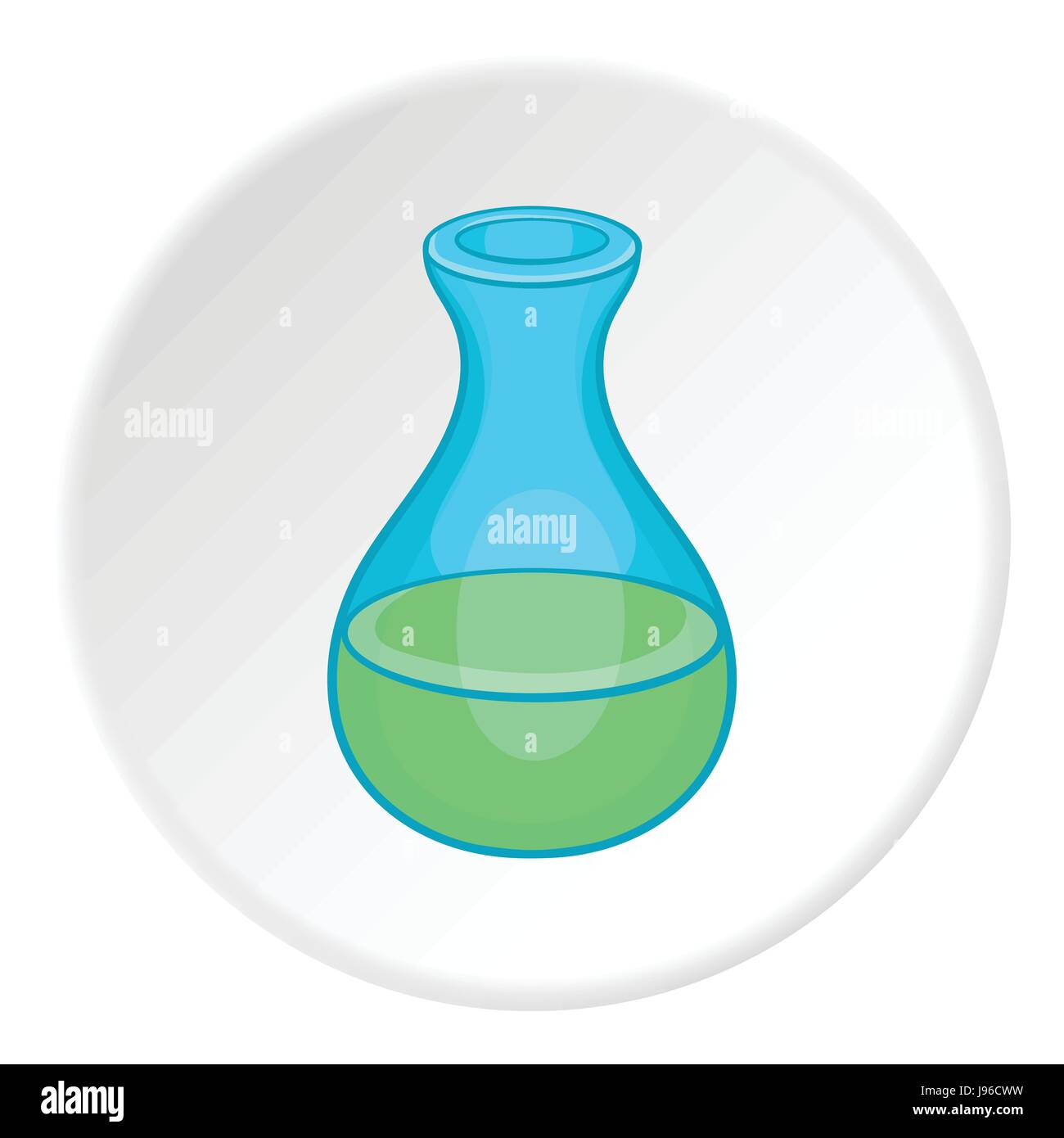 Laboratory flask icon, cartoon style Stock Vector Image & Art - Alamy