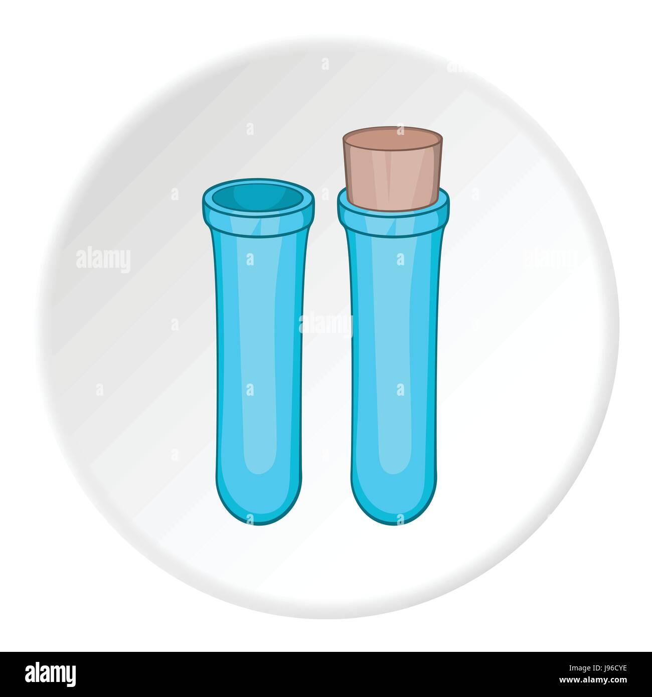Vial for blood collection icon, cartoon style Stock Vector Image & Art ...