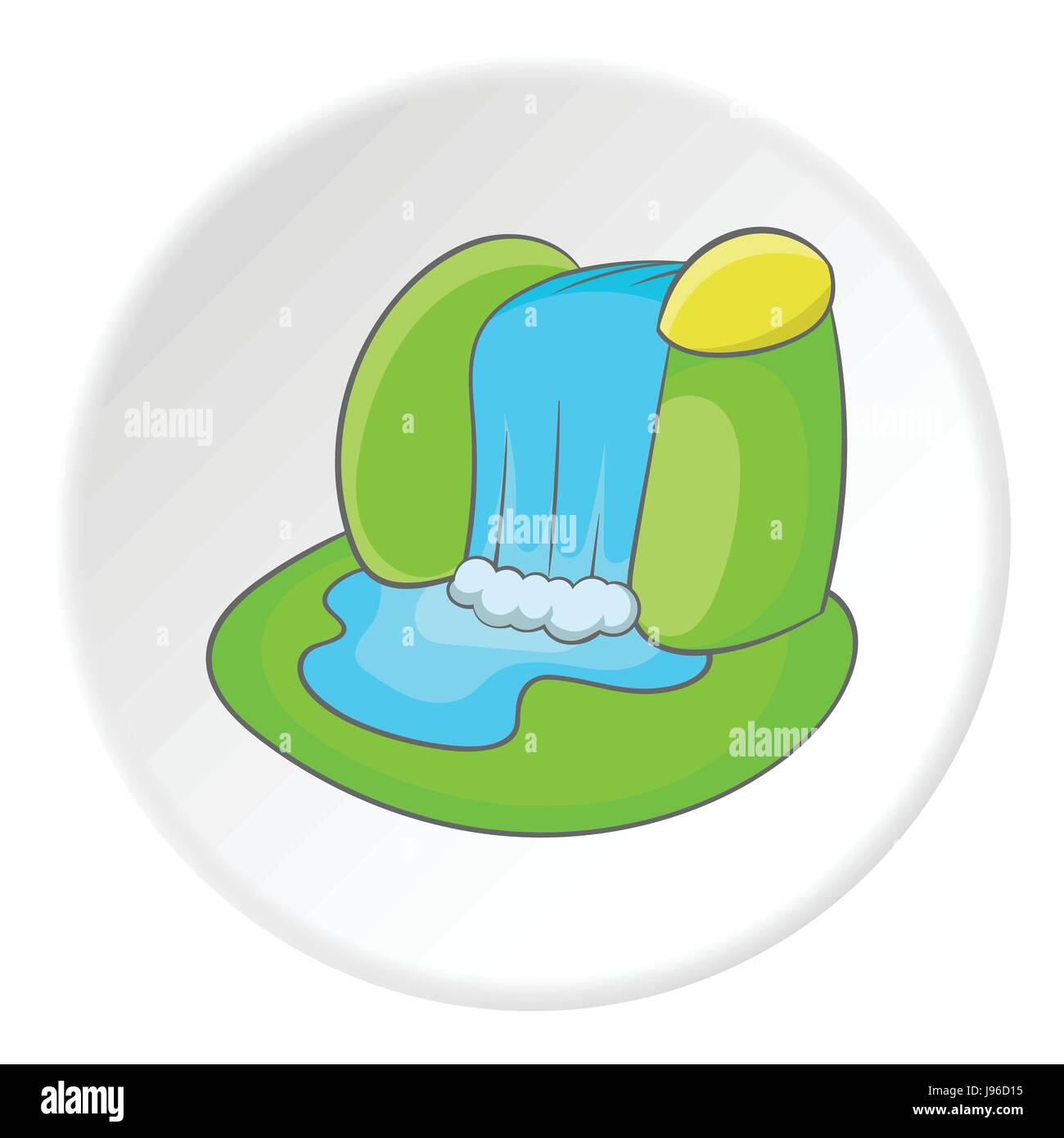 Waterfall icon, cartoon style Stock Vector Image & Art - Alamy