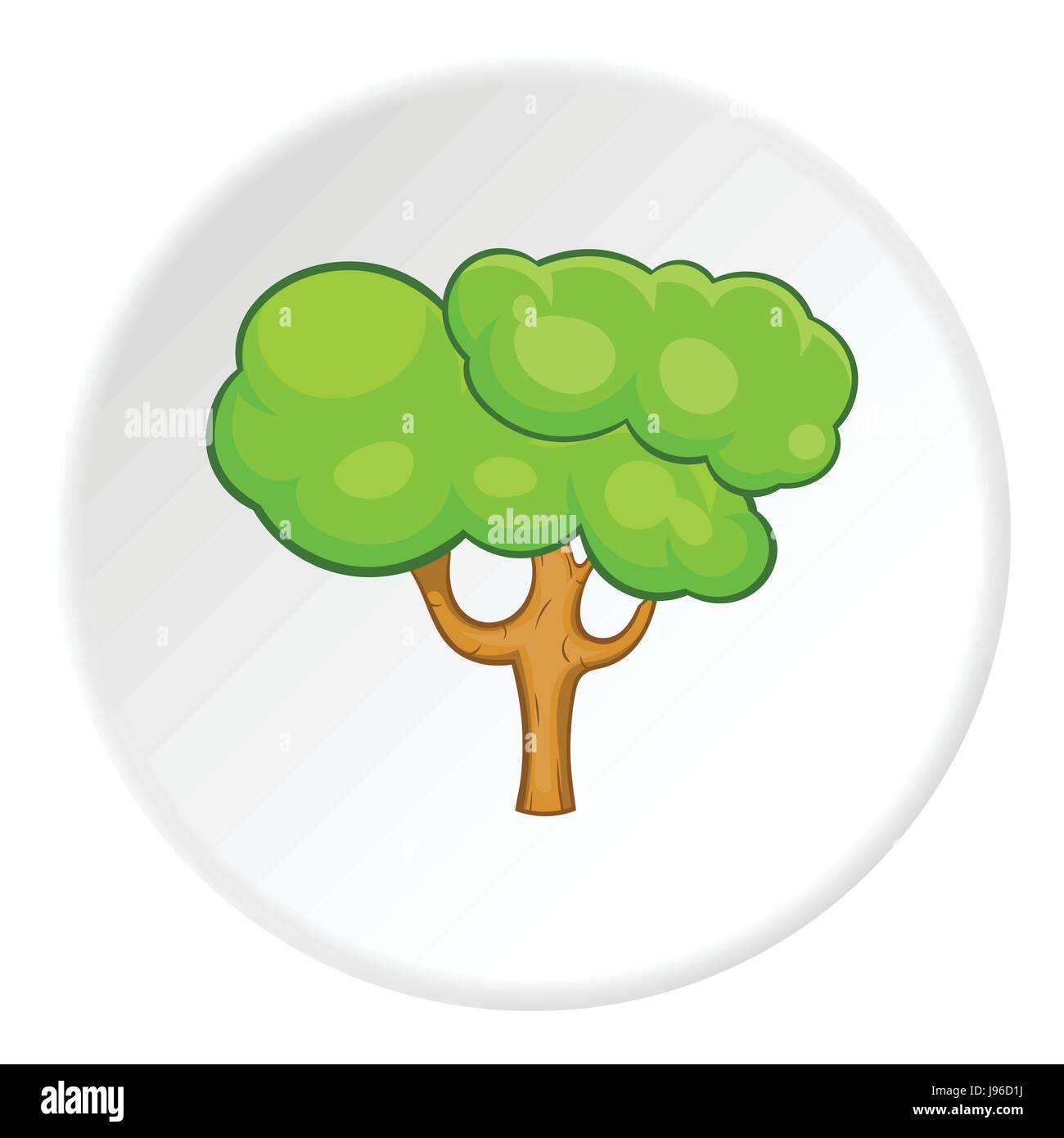 Tree icon, cartoon style Stock Vector Image & Art - Alamy