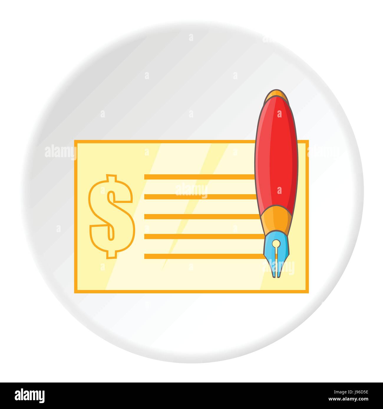 Checkbook icon, cartoon style Stock Vector Image & Art - Alamy