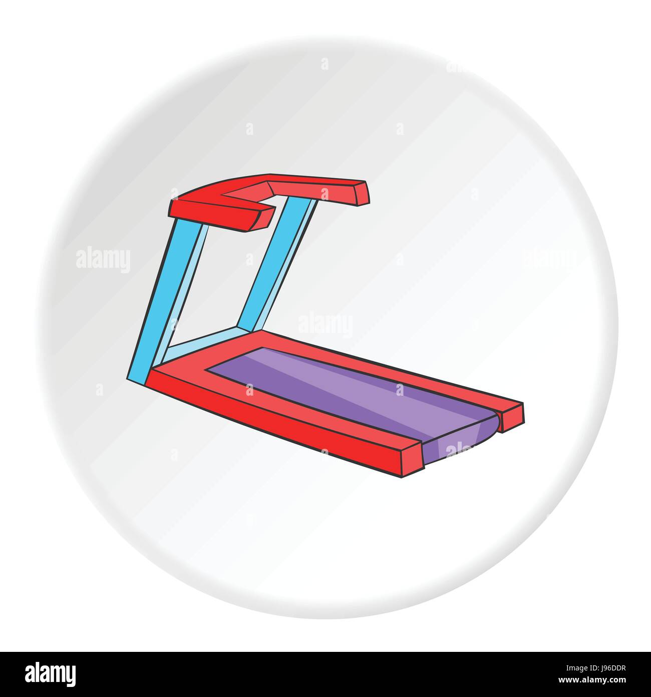 Professional treadmill icon, cartoon style Stock Vector Image & Art - Alamy