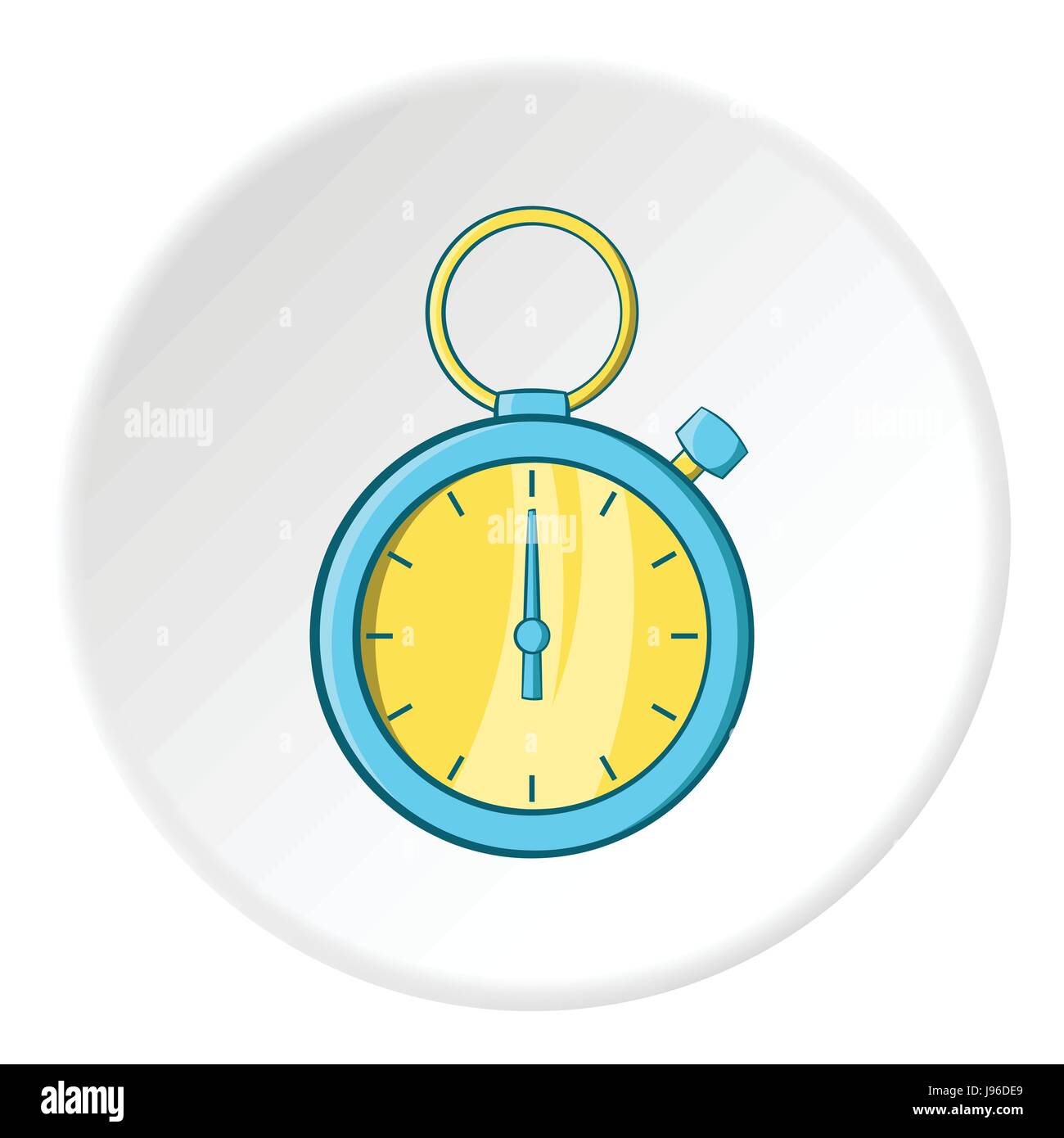 Blue stopwatch icon, cartoon style Stock Vector Image & Art - Alamy