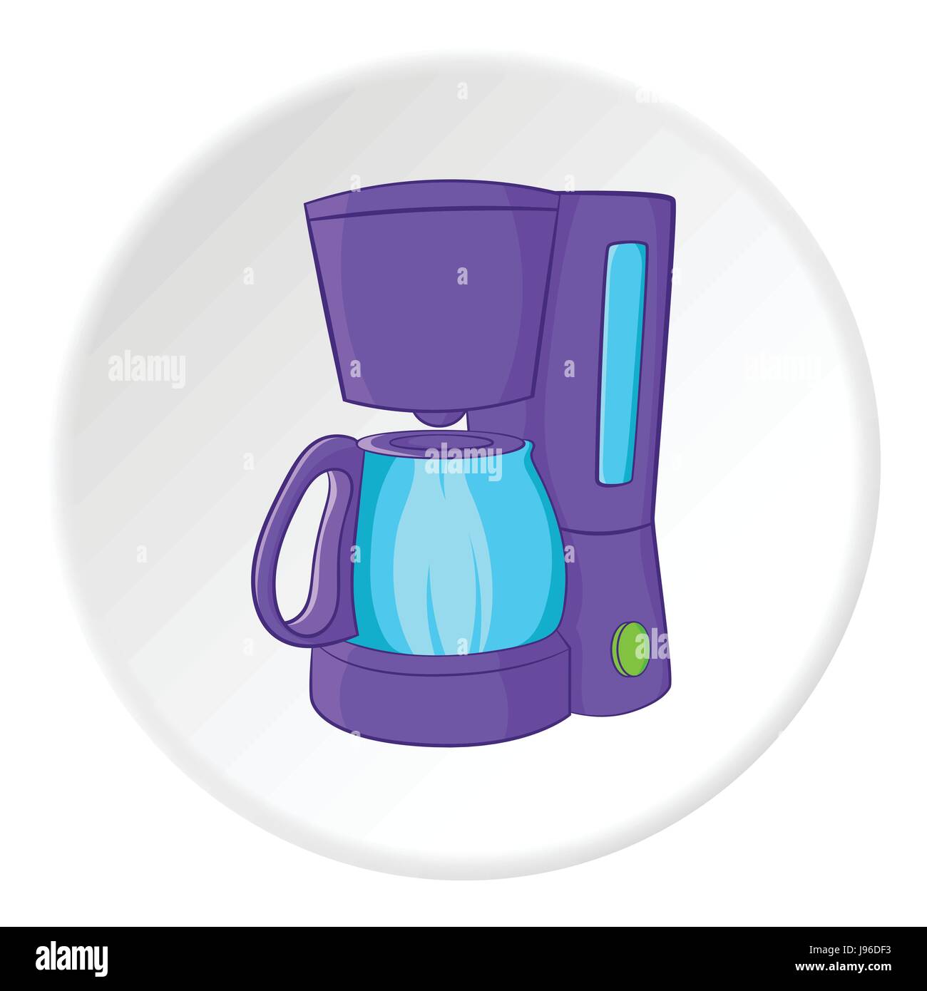 Coffee maker icon, cartoon style Stock Vector Image & Art - Alamy