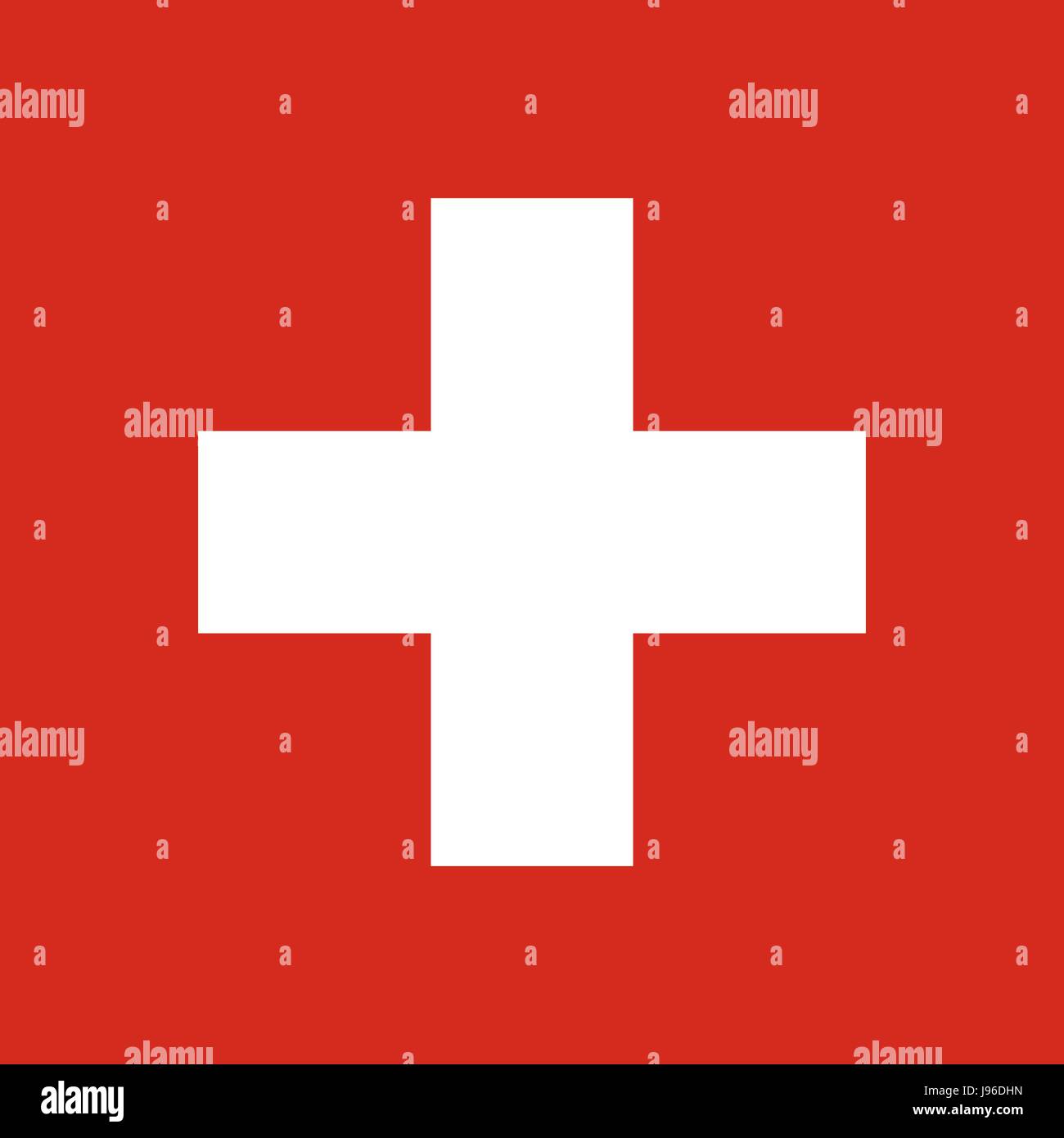 Swiss flag, vector illustration Stock Vector Image & Art - Alamy