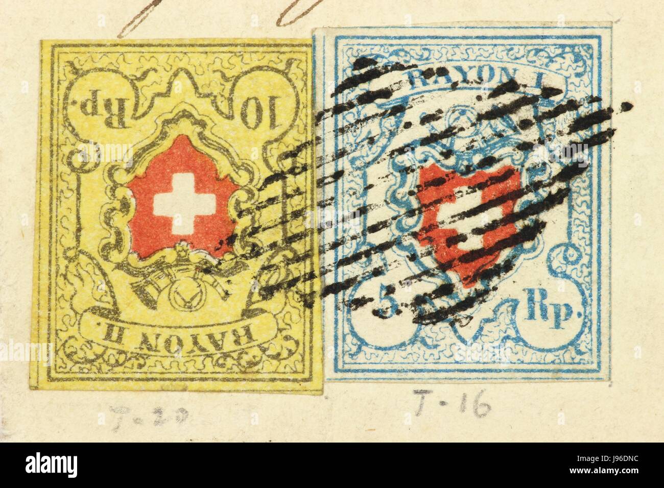 Postage stamp stamps switzerland hi-res stock photography and images - Alamy