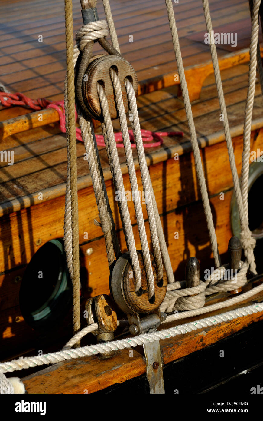 rigging on a tall ship in heiligenhafen Stock Photo - Alamy