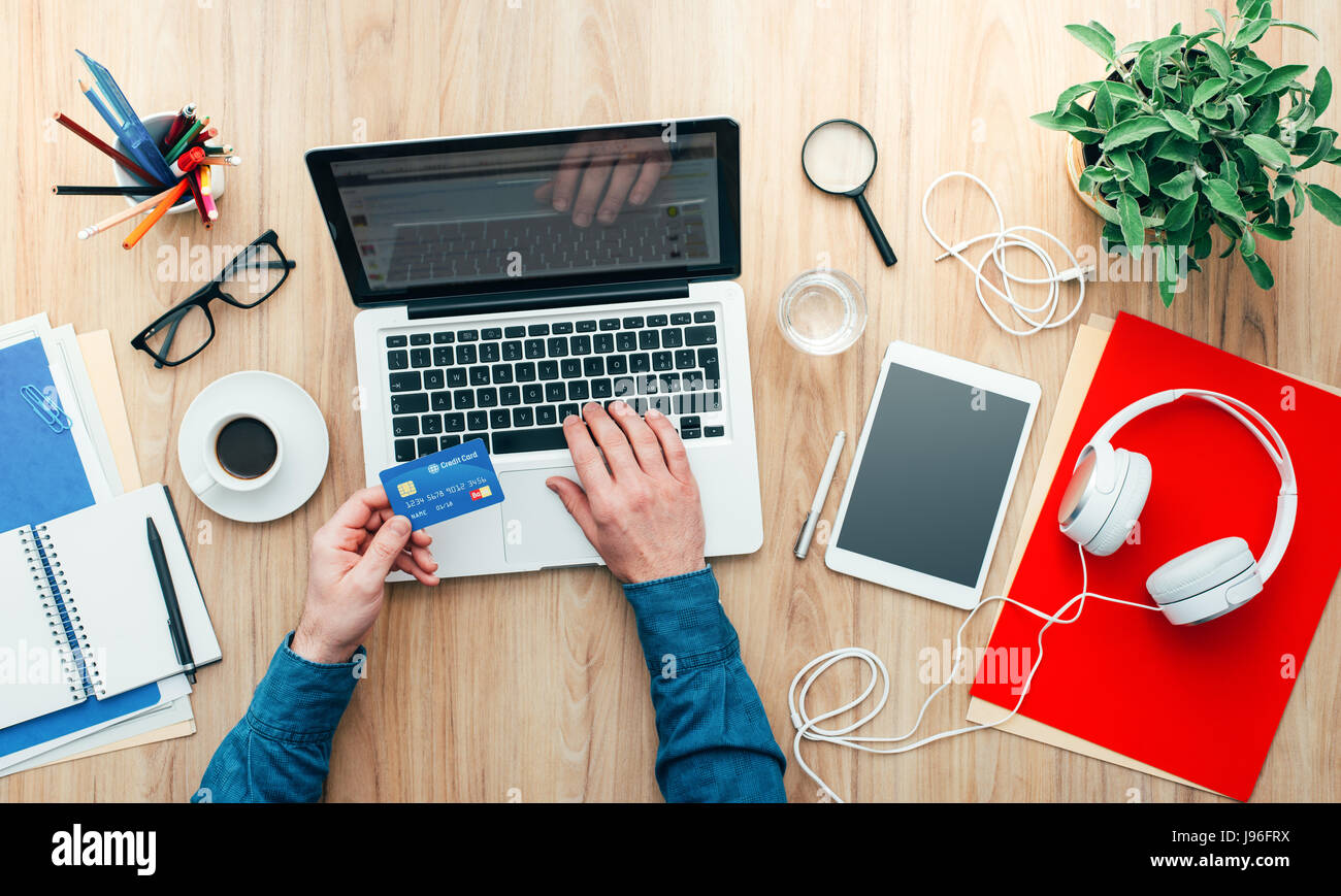 Typing purchasing hi-res stock photography and images - Alamy