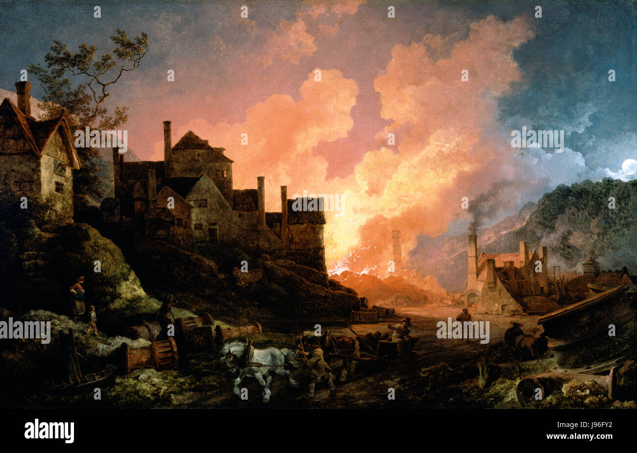 Philipp Jakob Loutherbourg (the younger) was a German-born British ...