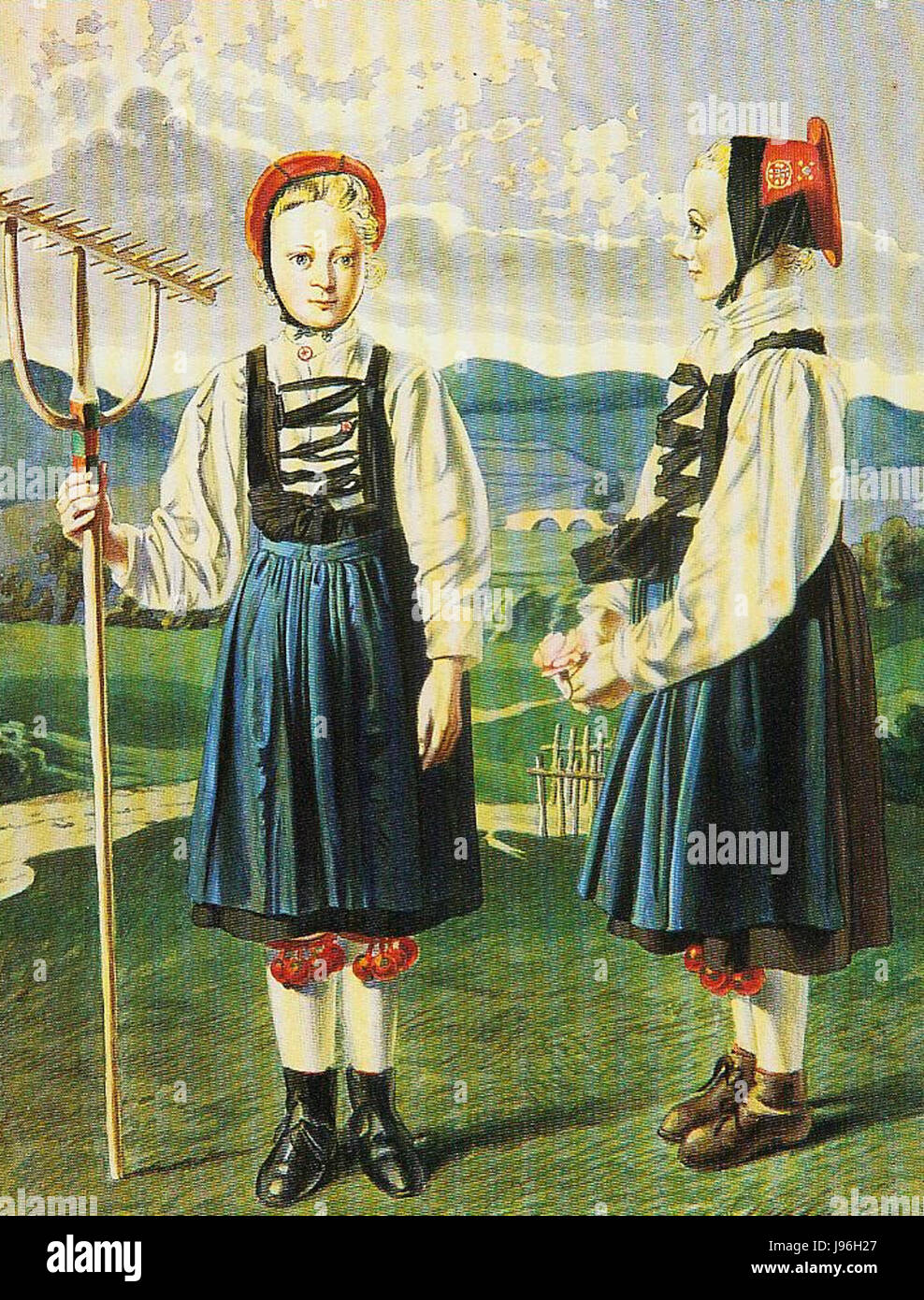*Tracht Hinterland* refers to a collection of traditional clothing ...